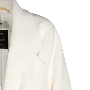Elisabetta Franchi Wool Double Cloth Coat