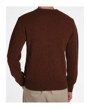 BARACUTA Shetland Wool Crewneck Sweater