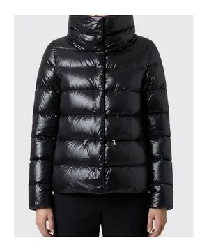 Herno Down Jacket With Mock Neck And Drawstring Hem