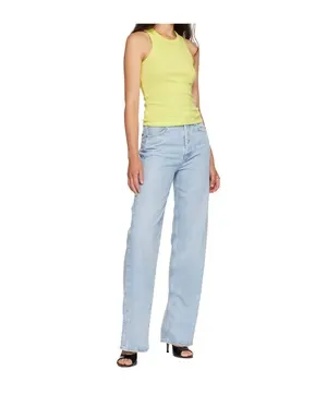 AGOLDE Ren Faded Wide-leg Jeans