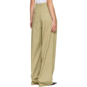 A.p.c. Ginny Wide-leg Trousers - Dark Beige