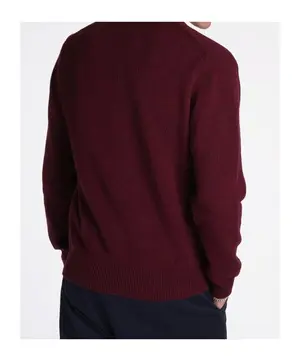 BARACUTA Embroidered Crew Neck Sweater