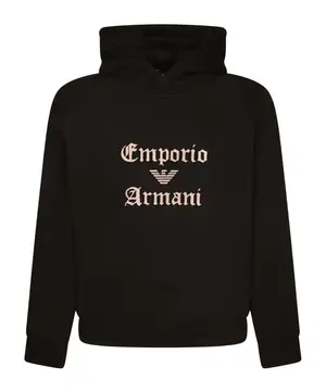 Emporio Armani Printed Hooded Sweatshirt