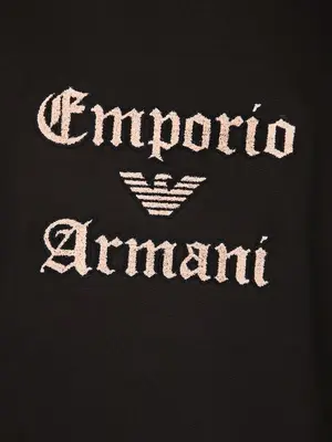 Emporio Armani Printed Hooded Sweatshirt