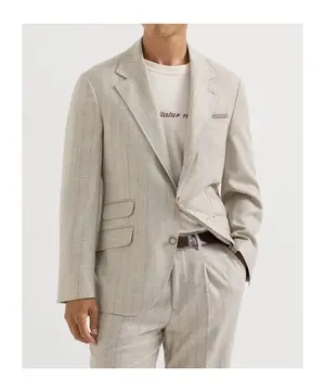 Brunello Cucinelli Long-sleeved Suit Jacket