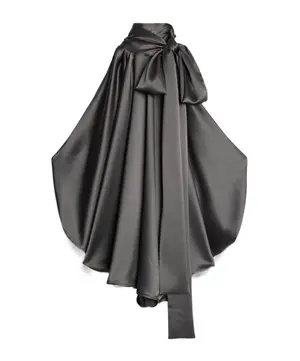 7 For All Mankind Satin Petal Mini Dress