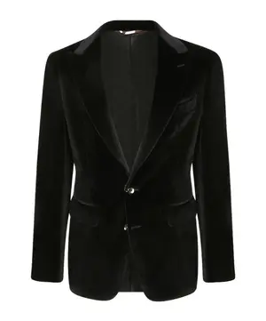 Canali Long-sleeve Blazer - Black