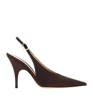 GIANVITO ROSSI Sofia Slingback Stiletto Pumps - Brown