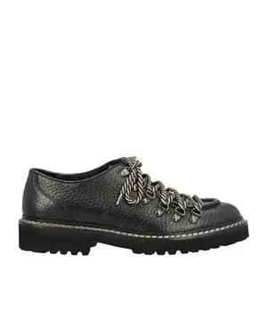 DOUCAL'S Embossed Lace-up Low-top Casual Shoes