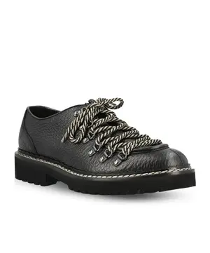 DOUCAL'S Embossed Lace-up Low-top Casual Shoes