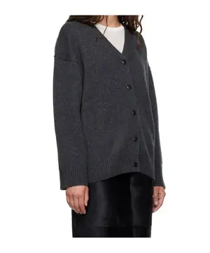 Loulou De Saison Button-front Ribbed-knit Cardigan