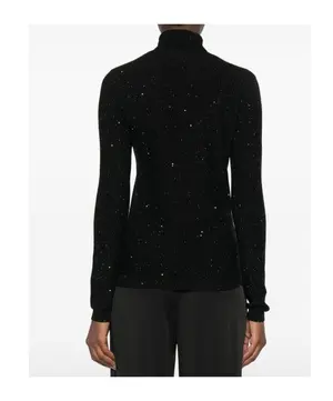 Fabiana Filippi Sequined Wool Turtleneck Sweater