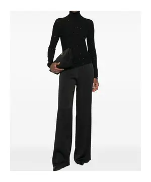 Fabiana Filippi Sequined Wool Turtleneck Sweater