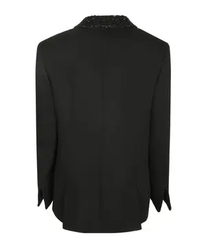 Giorgio Armani Embellished Shawl Collar Blazer