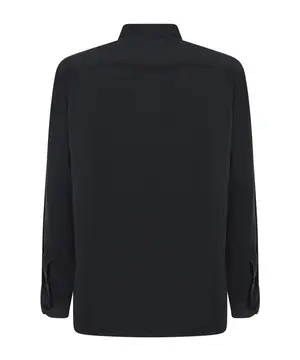 Giorgio Armani Mandarin-collar Long-sleeve Shirt