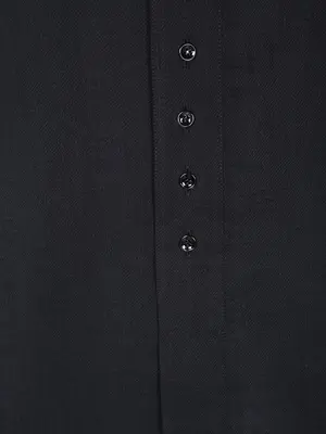 Giorgio Armani Mandarin-collar Long-sleeve Shirt