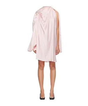 KIKO KOSTADINOV Asymmetrical Draped Dress With Pleats And Open Back