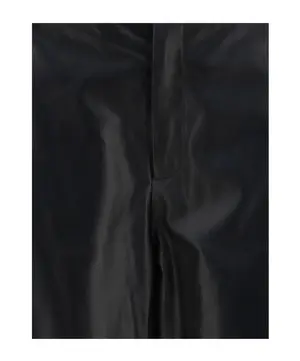 ARMA Wide-leg Leather Trousers