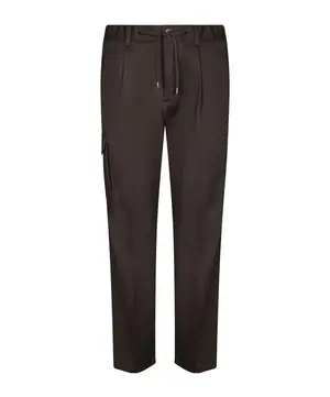 Herno Logo Casual Pants - Brown