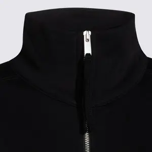 THOM KROM Half Zip High Neck Sweatshirt
