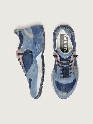 GOLDEN GOOSE Dad-star Low-top Sneakers - Denim Blue