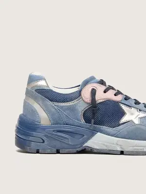 GOLDEN GOOSE Dad-star Low-top Sneakers - Denim Blue