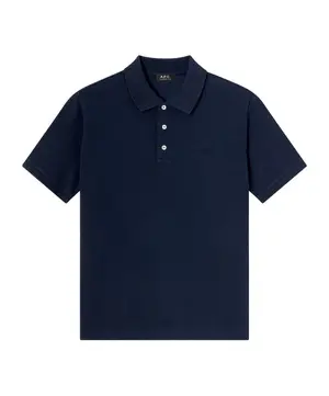 A.p.c. Short-sleeved Polo Shirt - Dark Navy
