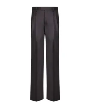 LARDINI High-waisted Trousers With Belt Loops
