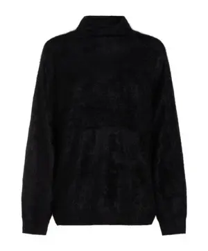 THOM KROM Fuzzy High-neck Jumper