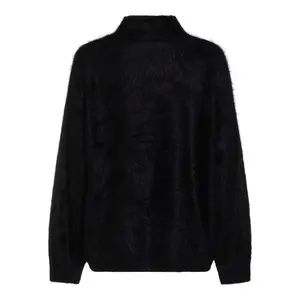 THOM KROM Fuzzy High-neck Jumper