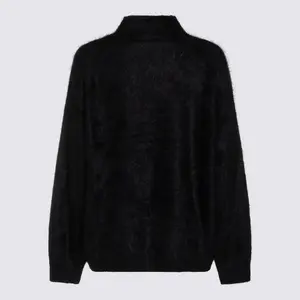 THOM KROM Fuzzy High-neck Jumper