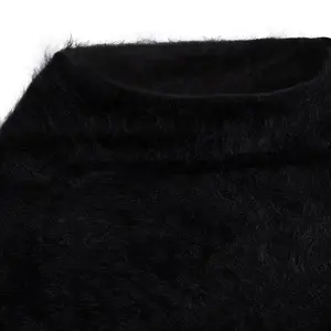 THOM KROM Fuzzy High-neck Jumper