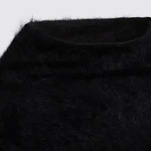 THOM KROM Fuzzy High-neck Jumper
