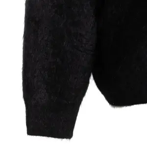 THOM KROM Fuzzy High-neck Jumper