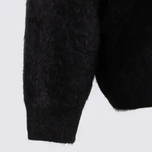 THOM KROM Fuzzy High-neck Jumper