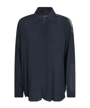DONDUP Dondup Blended Crepe Shirt Black