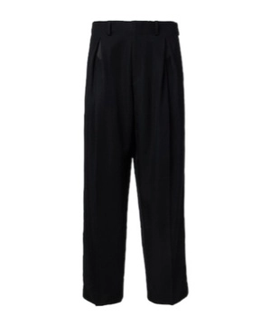 KIKO KOSTADINOV Wide-leg Box Pleat Trousers - Black