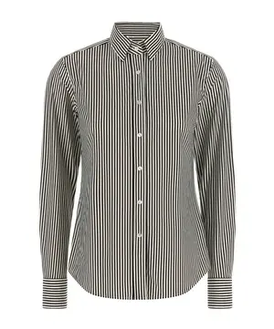 XACUS Striped Button-front Shirt