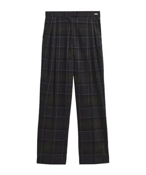 Barbour Delilah Plaid Straight-leg Trousers
