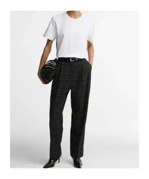 Barbour Delilah Plaid Straight-leg Trousers