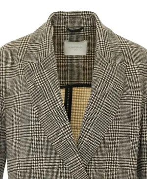 CIRCOLO 1901 Checked Double Breasted Blazer