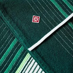 Casablanca Striped Wrap-front Mini Skirt - Green