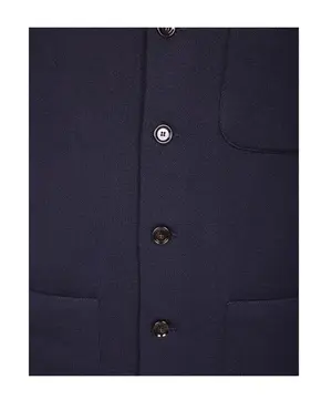 LARDINI Long Sleeved Jacket With Classic Collar