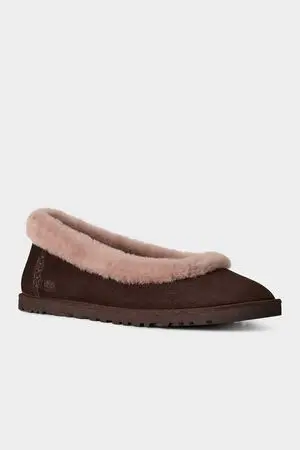 UGG Zora Shearling Ballet Flats