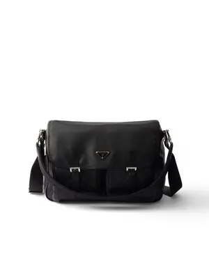 Prada Leather Shoulder Bag - Black