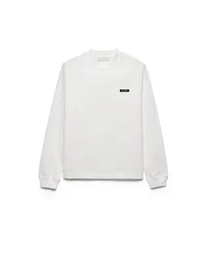 Prada Long-sleeved Cotton T-shirt - White