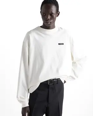 Prada Long-sleeved Cotton T-shirt