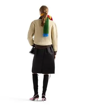 Prada Wool Zipper Cardigan