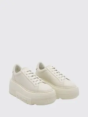 Casadei Nexus Smooth Leather Platform Wedge Sneakers