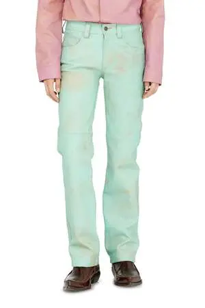 DIESEL® Leather Treated Pants